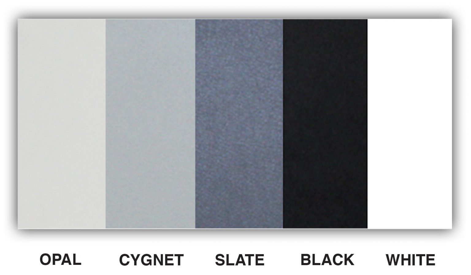 COLOUR CHART – Easy Ducted Skirting